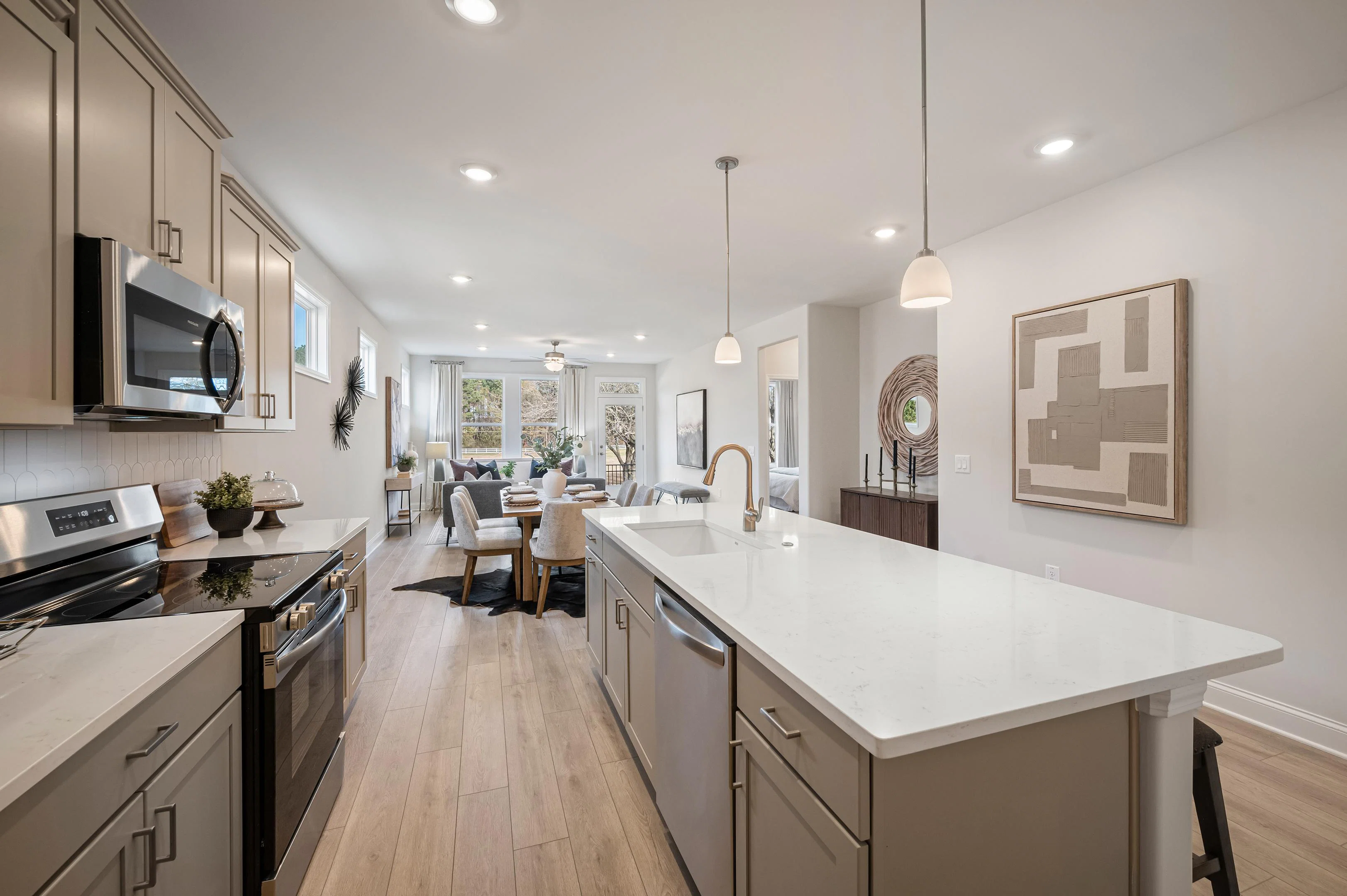 The Hawthorne Home Floor Plan at Harmony Walk in Cartersville, GA 30120